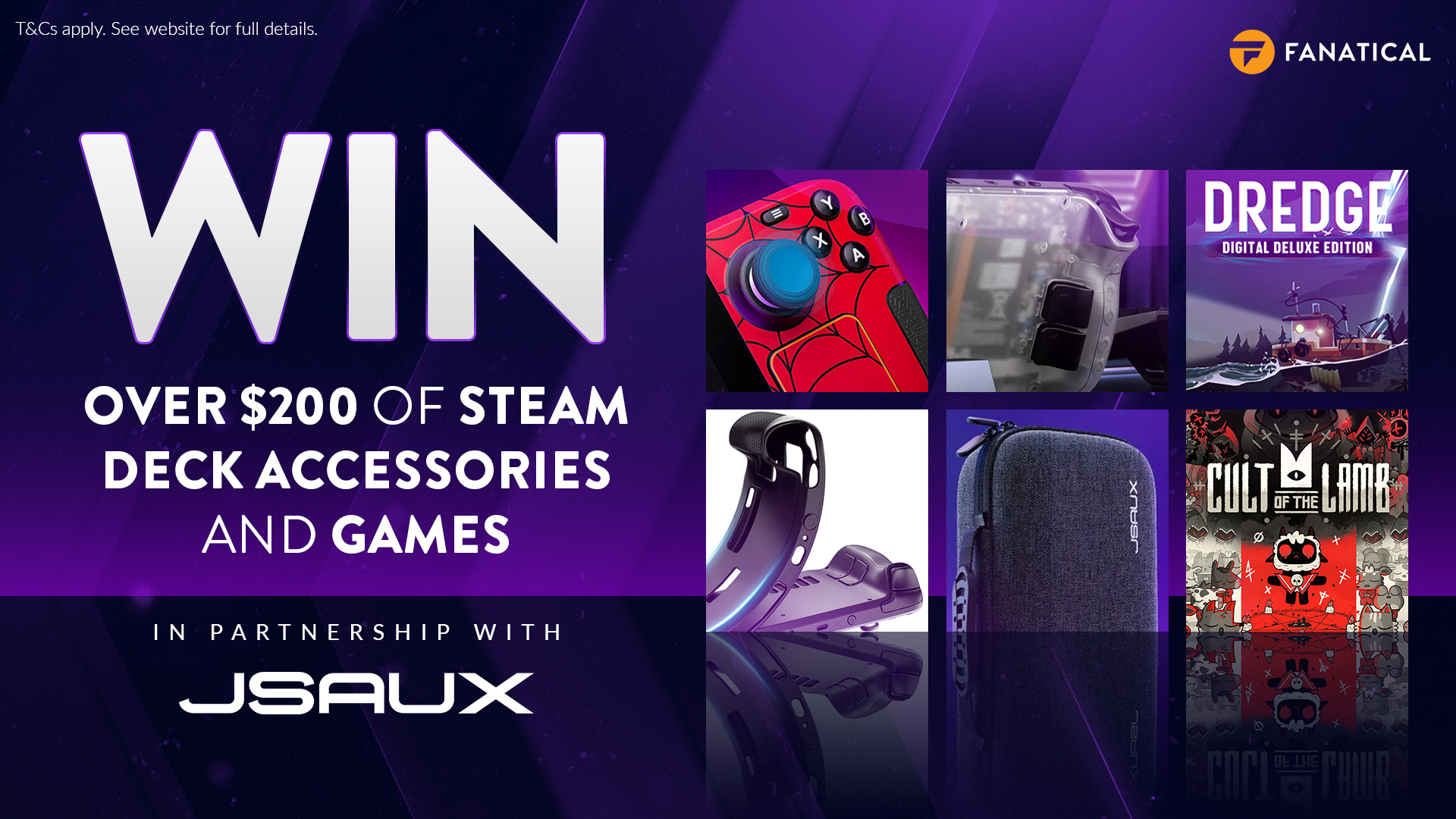 Win Steam Deck Goodies from JSAUX | Fanatical Blog