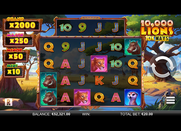 10,000 Lions 10K Ways | Play Slot Games Online at FanDuel Casino