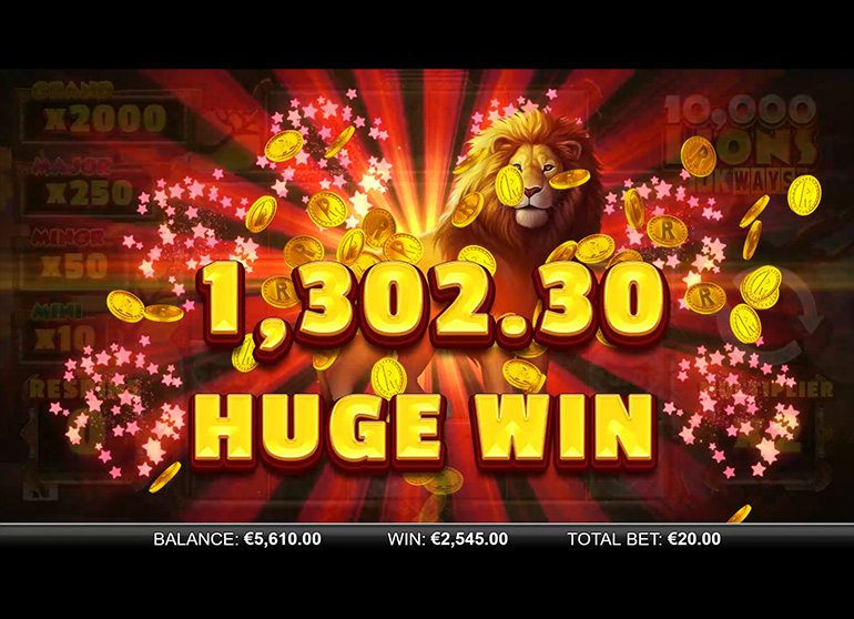 10,000 Lions 10K Ways | Play Slot Games Online at FanDuel Casino