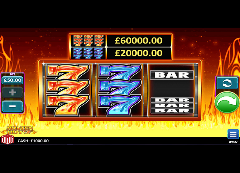 Molten Hot 7s | Play Slot Games Online at FanDuel Casino
