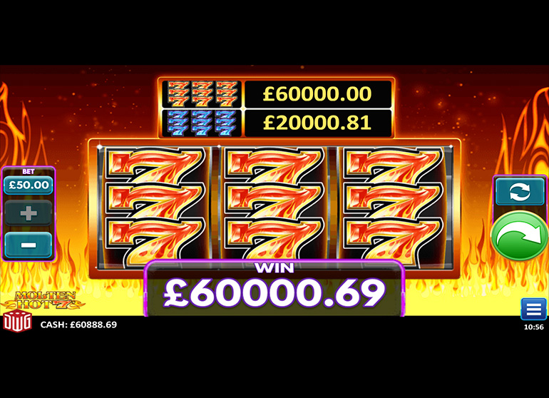 Molten Hot 7s | Play Slot Games Online at FanDuel Casino