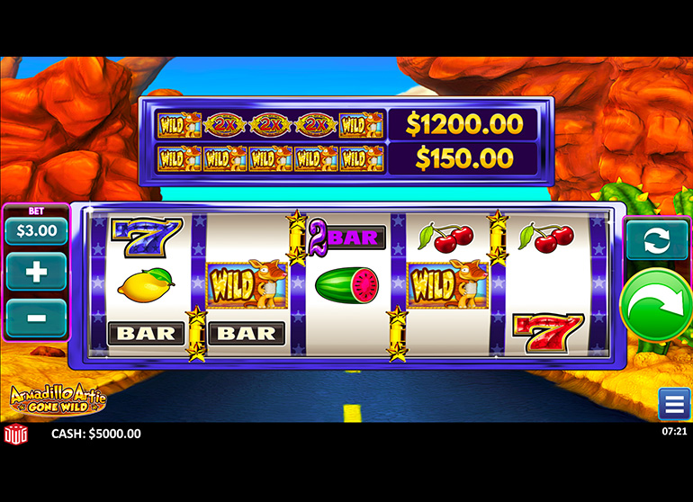 Armadillo Artie Gone Wild | Play Slot Games Online at FanDuel Casino