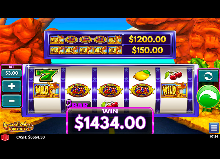 Armadillo Artie Gone Wild | Play Slot Games Online at FanDuel Casino