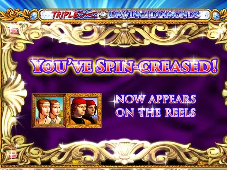 Triple Double Da Vinci Diamonds | Play Slot Games Online at FanDuel Casino