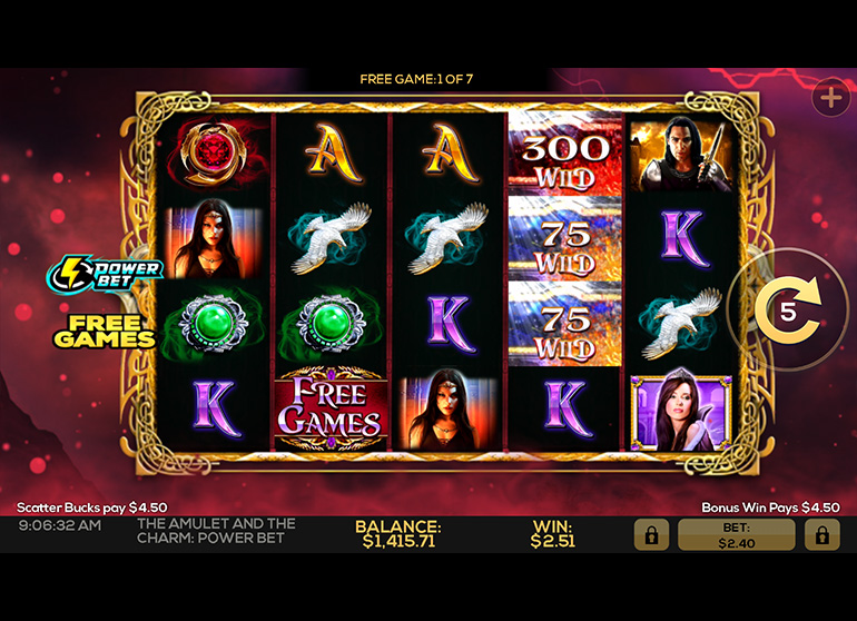 Amulet And The Charm Power Bet | Play Slot Games Online at FanDuel Casino