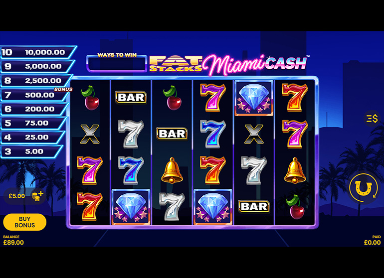 Fat Stacks Miami Cash | Play Slot Games Online at FanDuel Casino