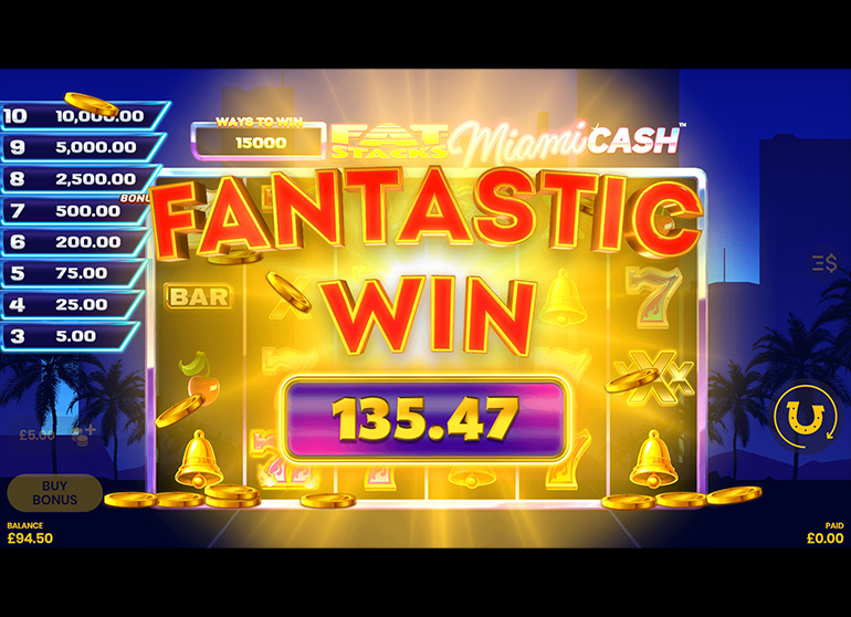 Fat Stacks Miami Cash | Play Slot Games Online at FanDuel Casino