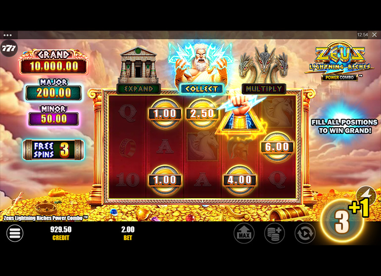 Zeus Lightning Riches Power Combo | Play Slot Games Online at FanDuel ...