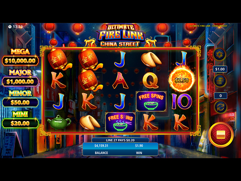 Ultimate Fire Link Cash Falls China Street | Play Slots Games Online at ...