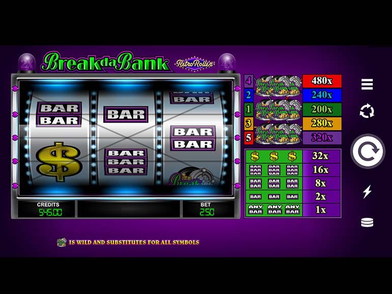 Break Da Bank Retro Roller | Play Slot Games Online at FanDuel Casino