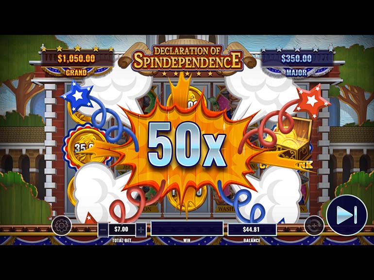 Declaration of Spindependence | Play Slot Games Online at Mohegan Sun ...