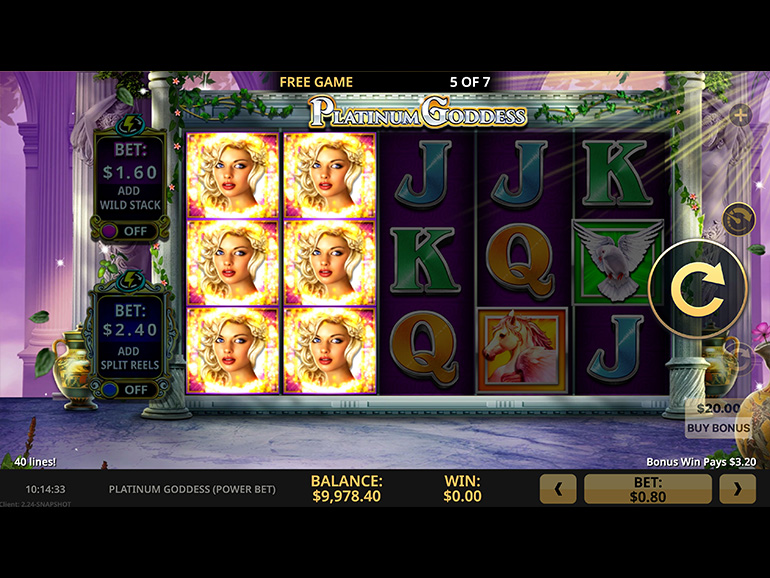 Platinum Goddess Power Bet | Play Slot Games Online at Mohegan Sun Casino