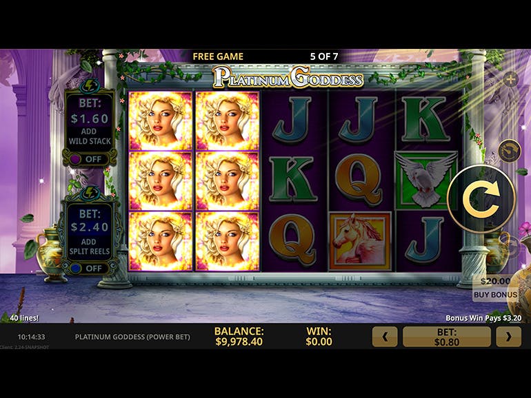 Platinum Goddess Power Bet | Play Slot Games Online at FanDuel Casino