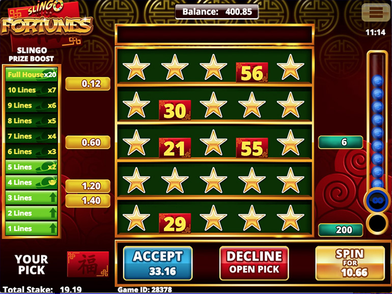 Slingo Fortunes | Play Slot Games Online at Stardust Casino