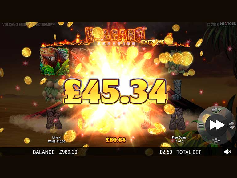 Volcano Eruption Extreme | Play Slots Games Online at FanDuel Casino