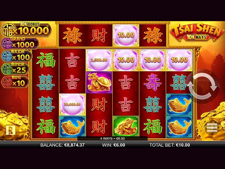Tsai Shen 10K Ways | Play Slot Games Online at FanDuel Casino
