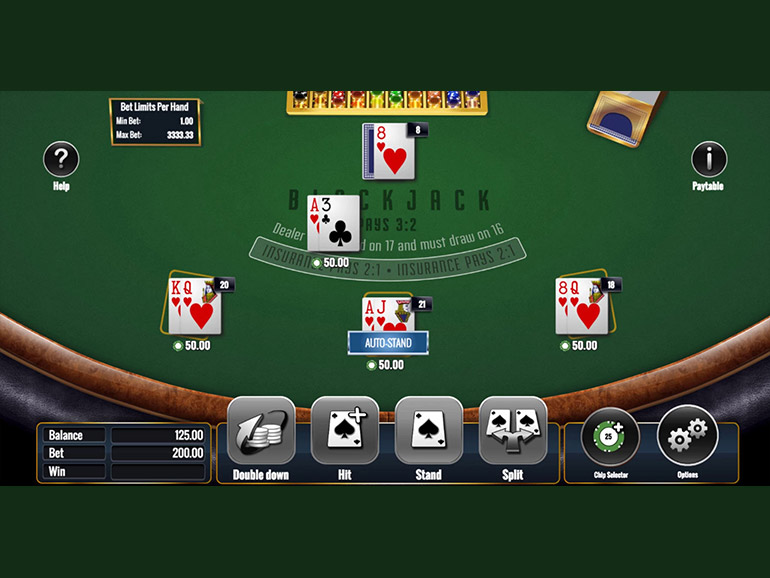Multi hand Blackjack - FanDuel Casino