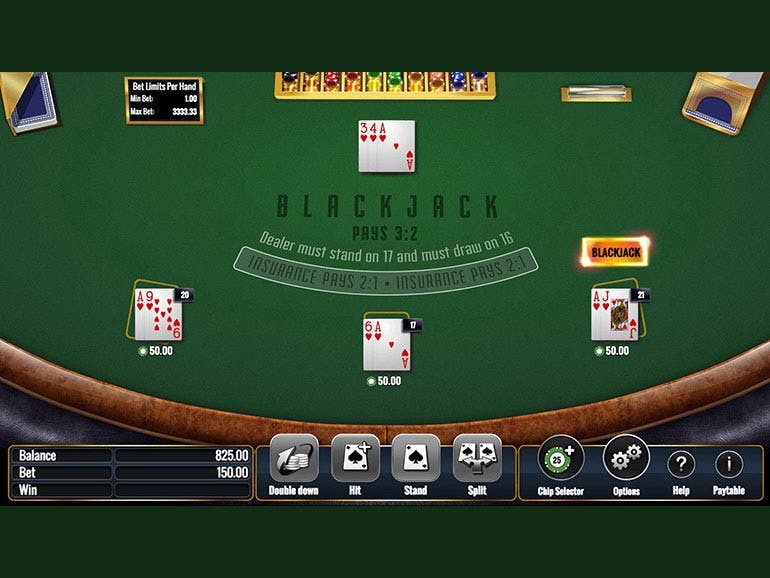 Multi hand Blackjack - FanDuel Casino
