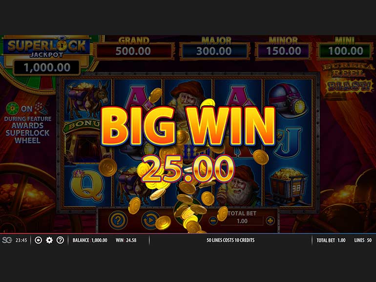 Eureka Reel Blast Superlock | Play Slots Games Online at Stardust Casino