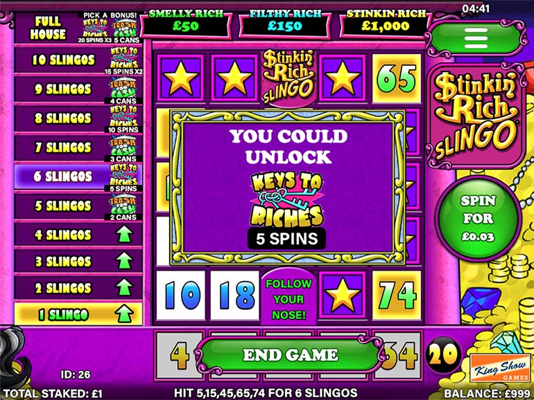 Stinkin Rich Slingo | Play Slot Games Online at FanDuel Casino