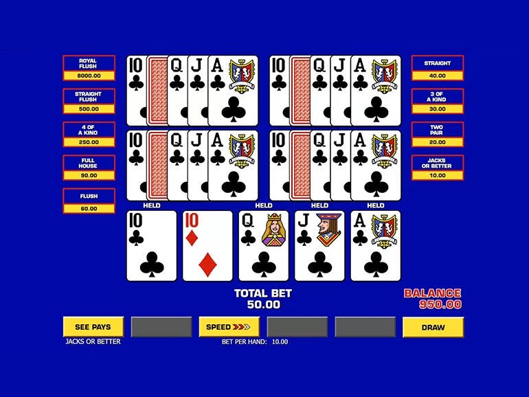 Five Play Draw Poker | Play Table Games Online at FanDuel Casino