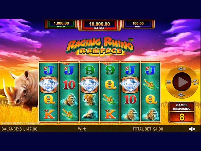 Raging Rhino Rampage | Play Slots Games Online at Stardust Casino