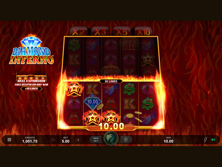 Diamond Inferno | Play Slot Games Online at FanDuel Casino