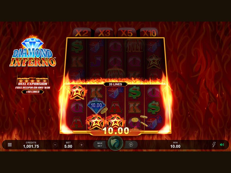Diamond Inferno | Play Slot Games Online at FanDuel Casino