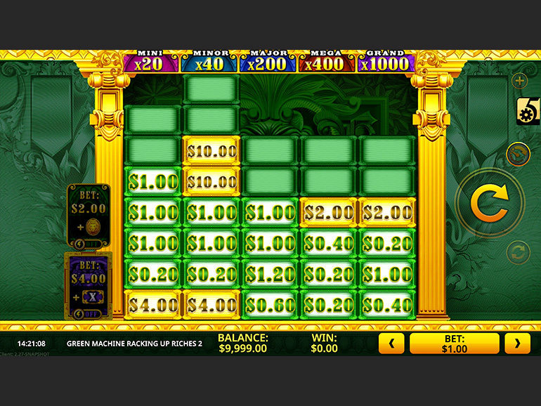 Green Machine Racking Up Riches 2 | Play Slots Games Online at FanDuel ...