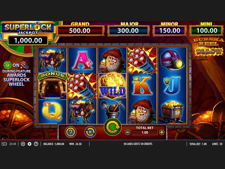 Eureka Reel Blast Superlock | Play Slots Games Online at Stardust Casino