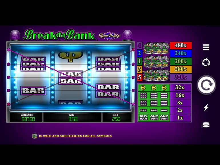 Break Da Bank Retro Roller | Play Slot Games Online at FanDuel Casino