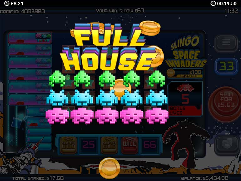 Slingo Space Invaders | Play Slot Games Online at FanDuel Casino