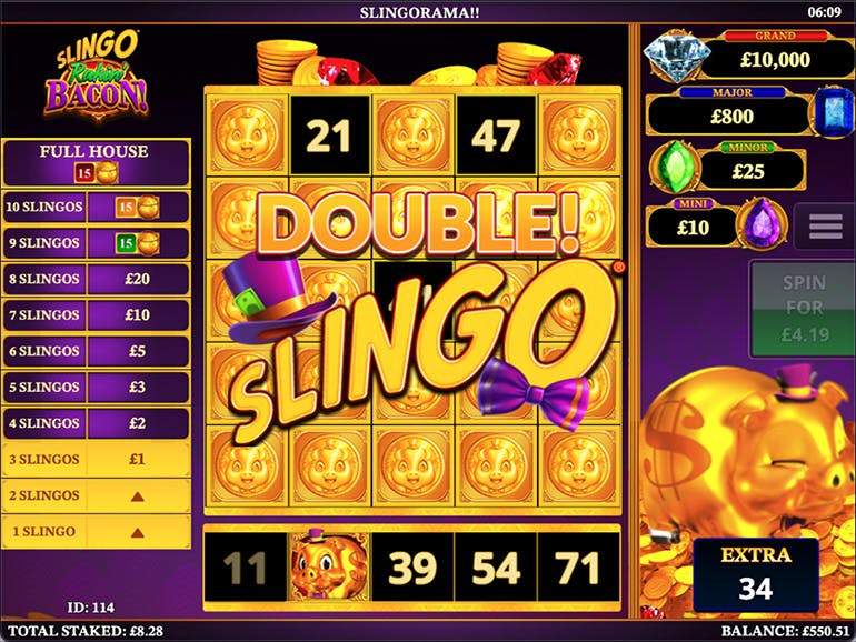Slingo Rakin' Bacon | Play Slot Games Online at FanDuel Casino