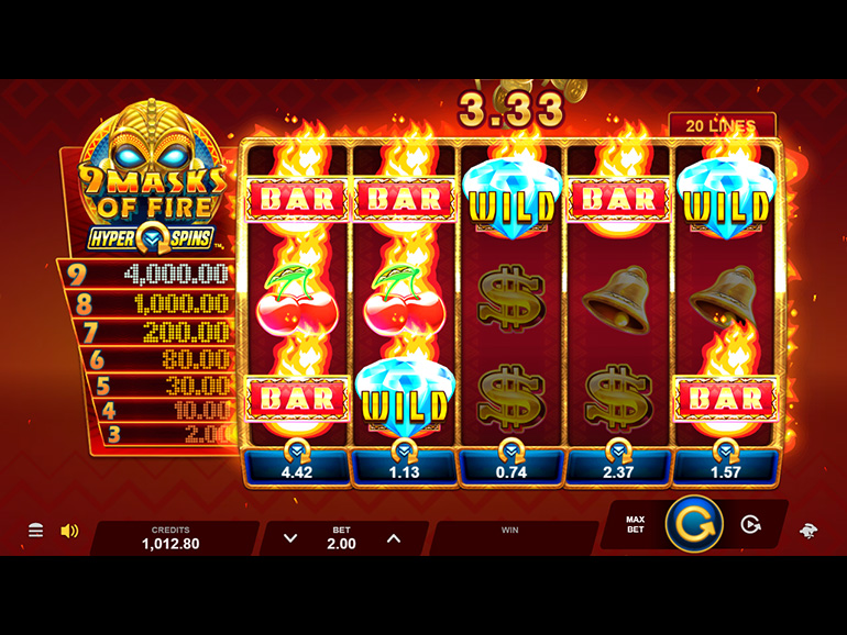 9 Masks Of Fire Hyper Spins | Play Slot Games Online at FanDuel Casino