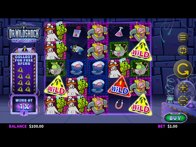 Dr. Wildshock's Mad Loot Lab | Play Slot Games Online at FanDuel Casino