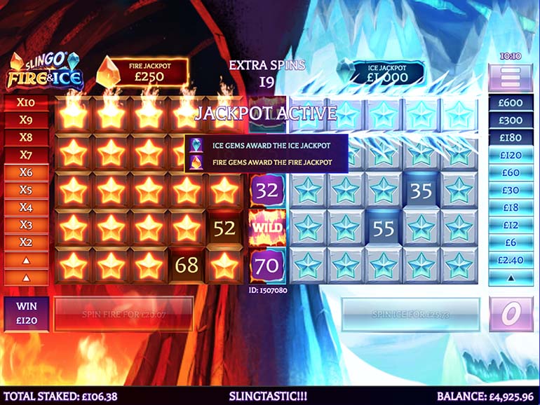 Slingo Fire and Ice | Play Slots Games Online at FanDuel Casino