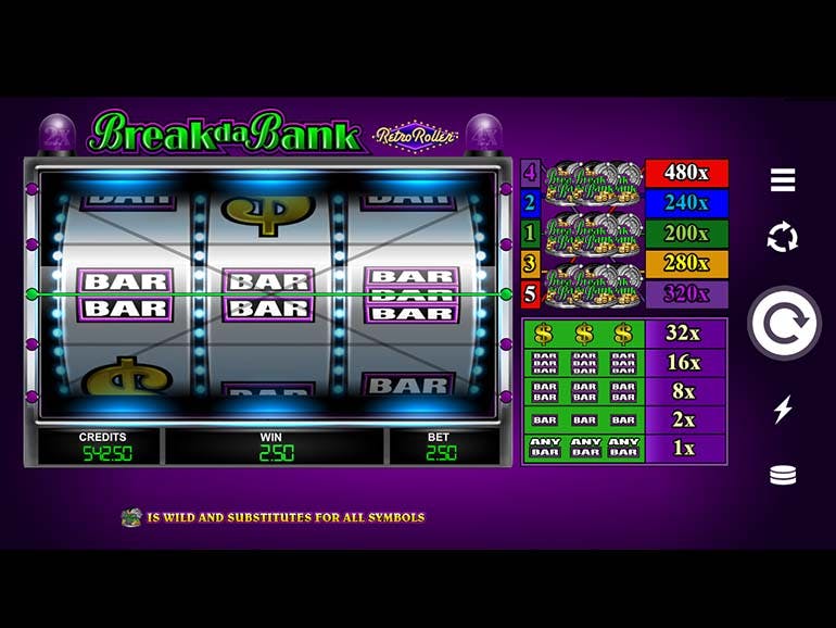 Break Da Bank Retro Roller | Play Slot Games Online at FanDuel Casino