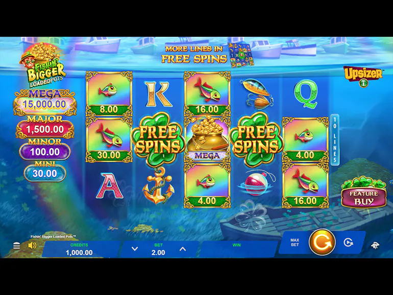 Fishin' Bigger Loaded Pots | Play Slot Games Online at FanDuel Casino