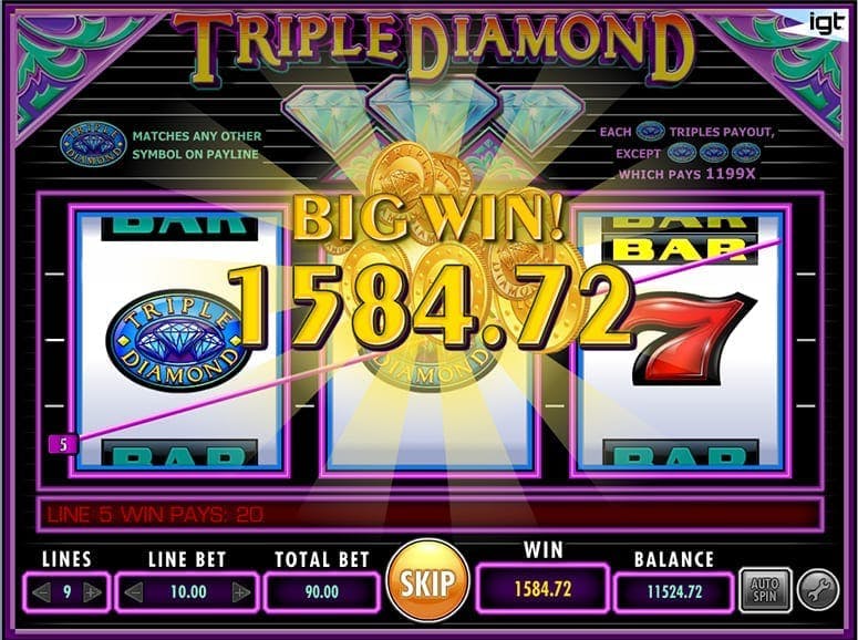 Triple Diamond | Play Slots Games Online at FanDuel Casino
