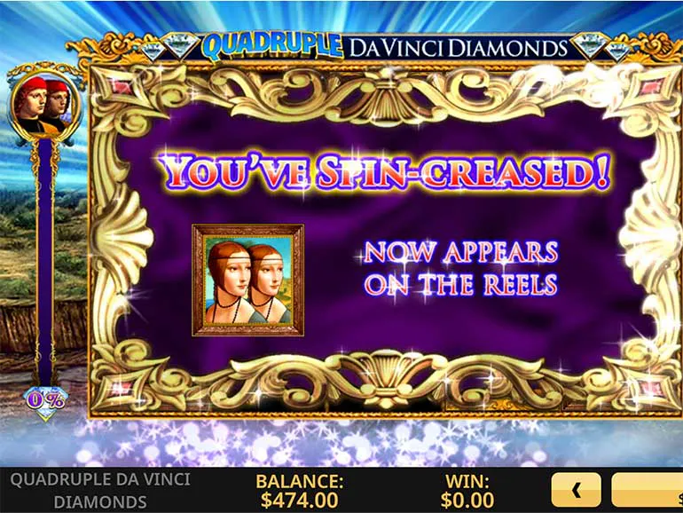 Quadruple Da Vinci Diamonds| Play Slots Games Online at FanDuel Casino