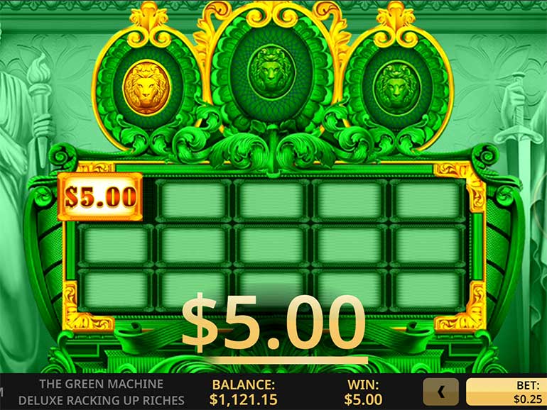 The Green Machine Deluxe Racking Up Riches | Play Slots Games Online at ...