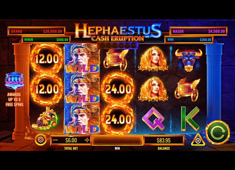 Cash Eruption Hephaestus | Play Slot Games Online at FanDuel Casino