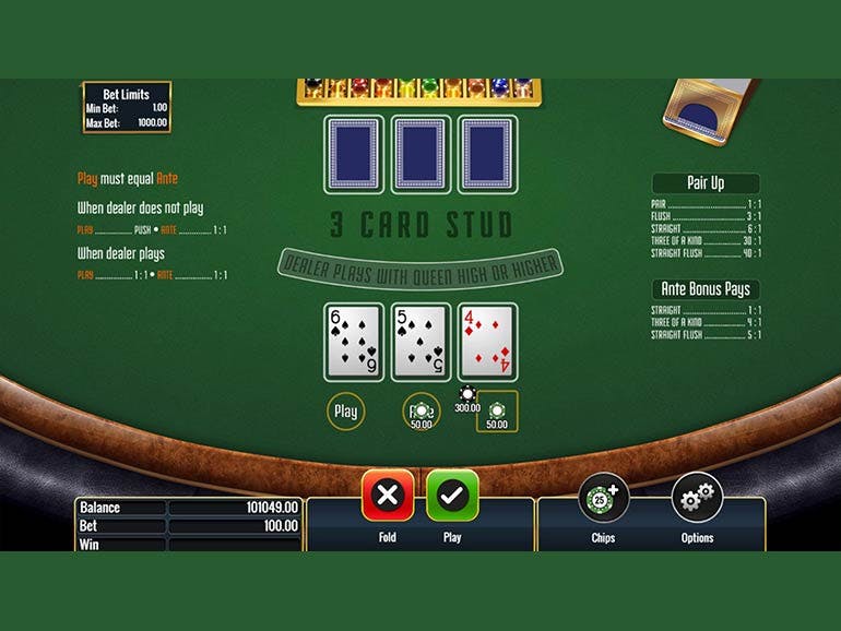 3 Card Stud | Play Table Games Online at FanDuel Casino