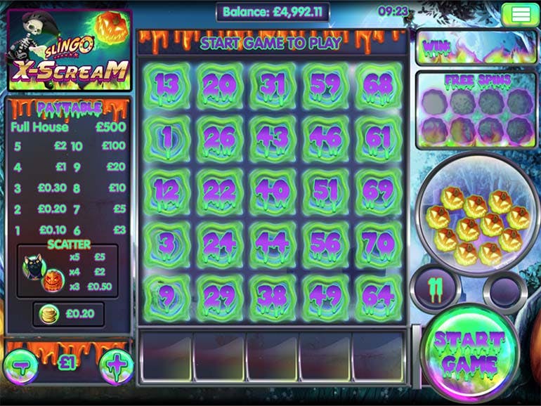 Slingo X Scream | Play Slot Games Online at FanDuel Casino