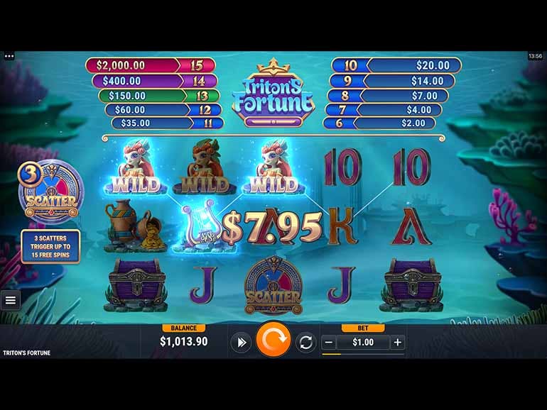 Triton's Fortune | Play Slot Games Online at FanDuel Casino