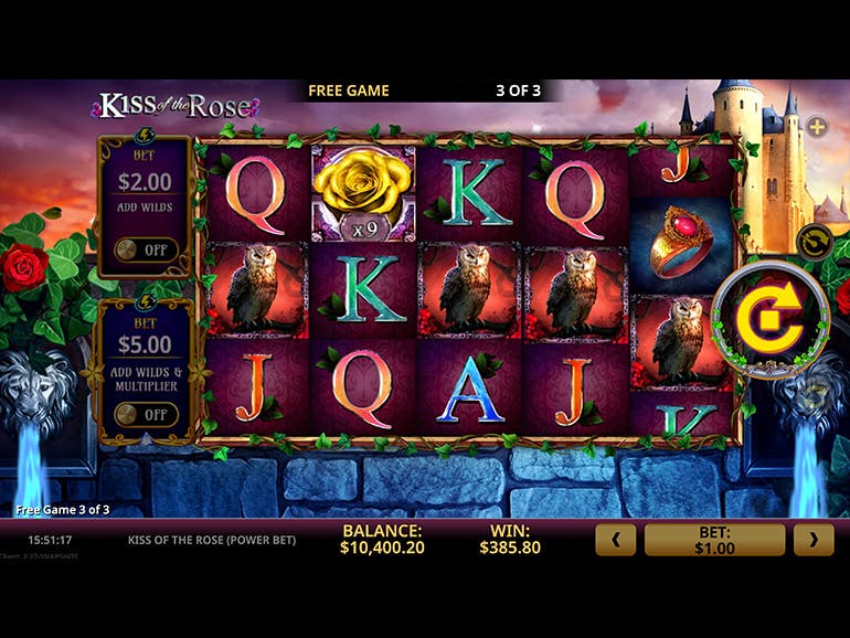 Kiss of the Rose | Play Slot Games Online at FanDuel Casino