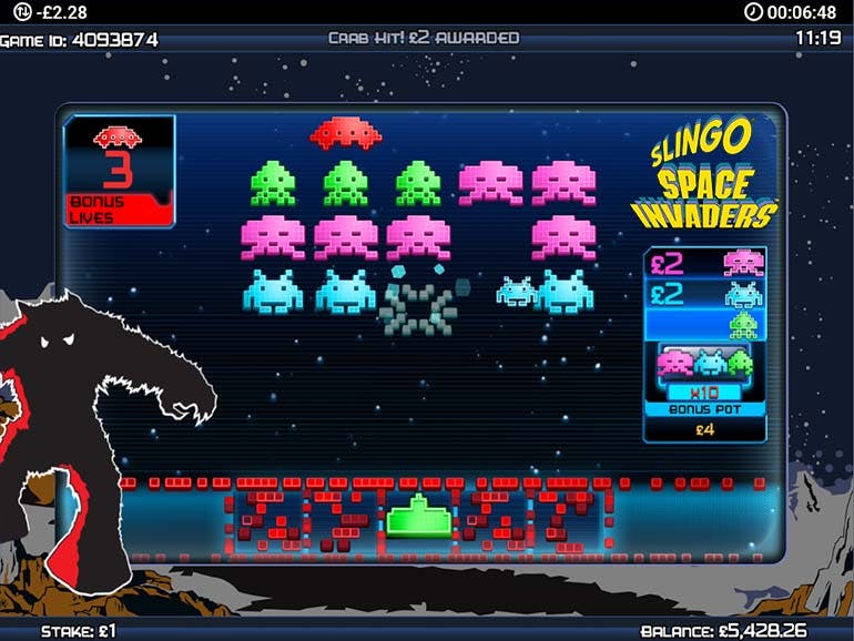 Slingo Space Invaders | Play Slot Games Online at FanDuel Casino
