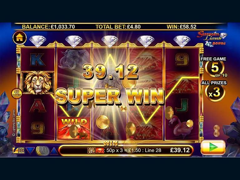 Stellar Jackpots - Serengeti Lions | Play Slots Games Online at FanDuel ...