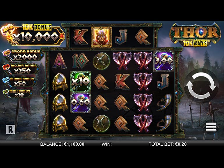 Thor 10k Ways | Play Slot Games Online at Mohegan Sun Casino