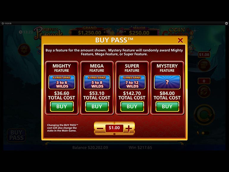 Perfect Peacock Coin Combo | Play Slot Games Online at FanDuel Casino